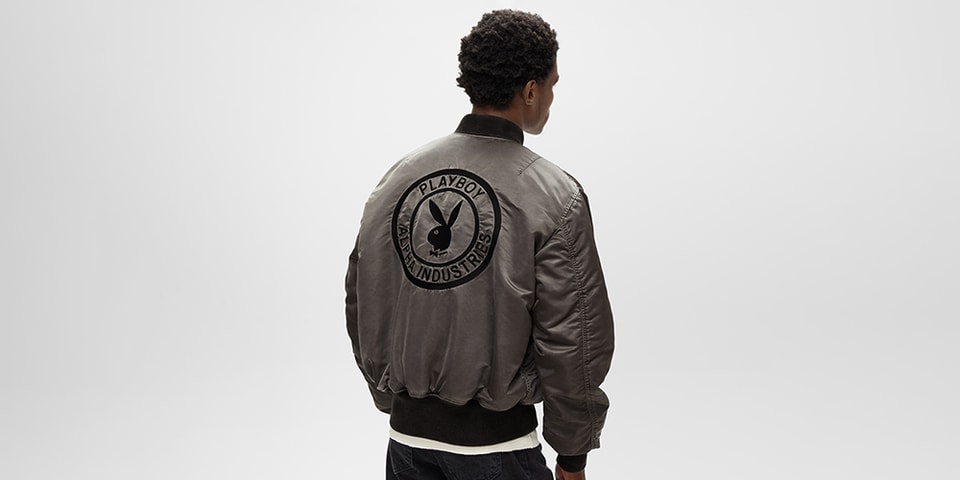 Playboy x Alpha Industries MA-1 Bomber Jacket | Hypebeast