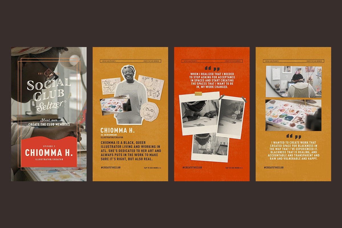 Create The Club Social Club Seltzer Creatives | HYPEBEAST