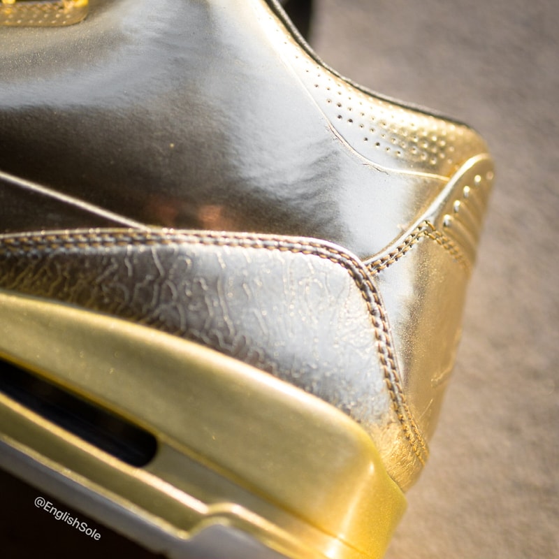 Check Out Usher's All Gold Air Jordan 3 Sample | Hypebeast