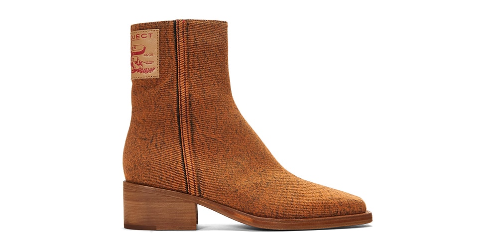 Y/Project Drops Denim Ankle Boots With Jacron Details | Hypebeast