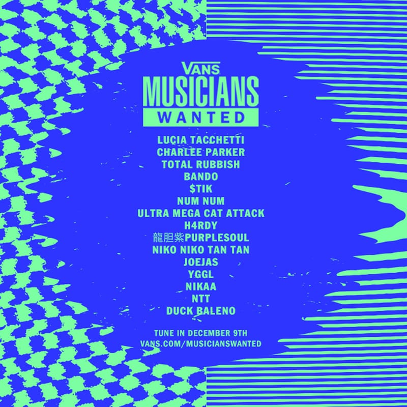 Vans Musicians Wanted Global Concert Stream | Hypebeast