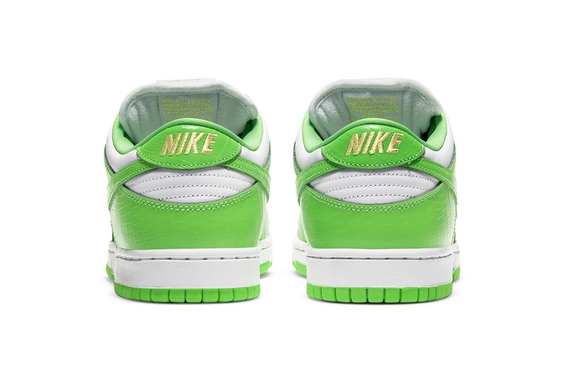 Supreme x Nike SB Dunk Low "Mean Green" Info | Hypebeast