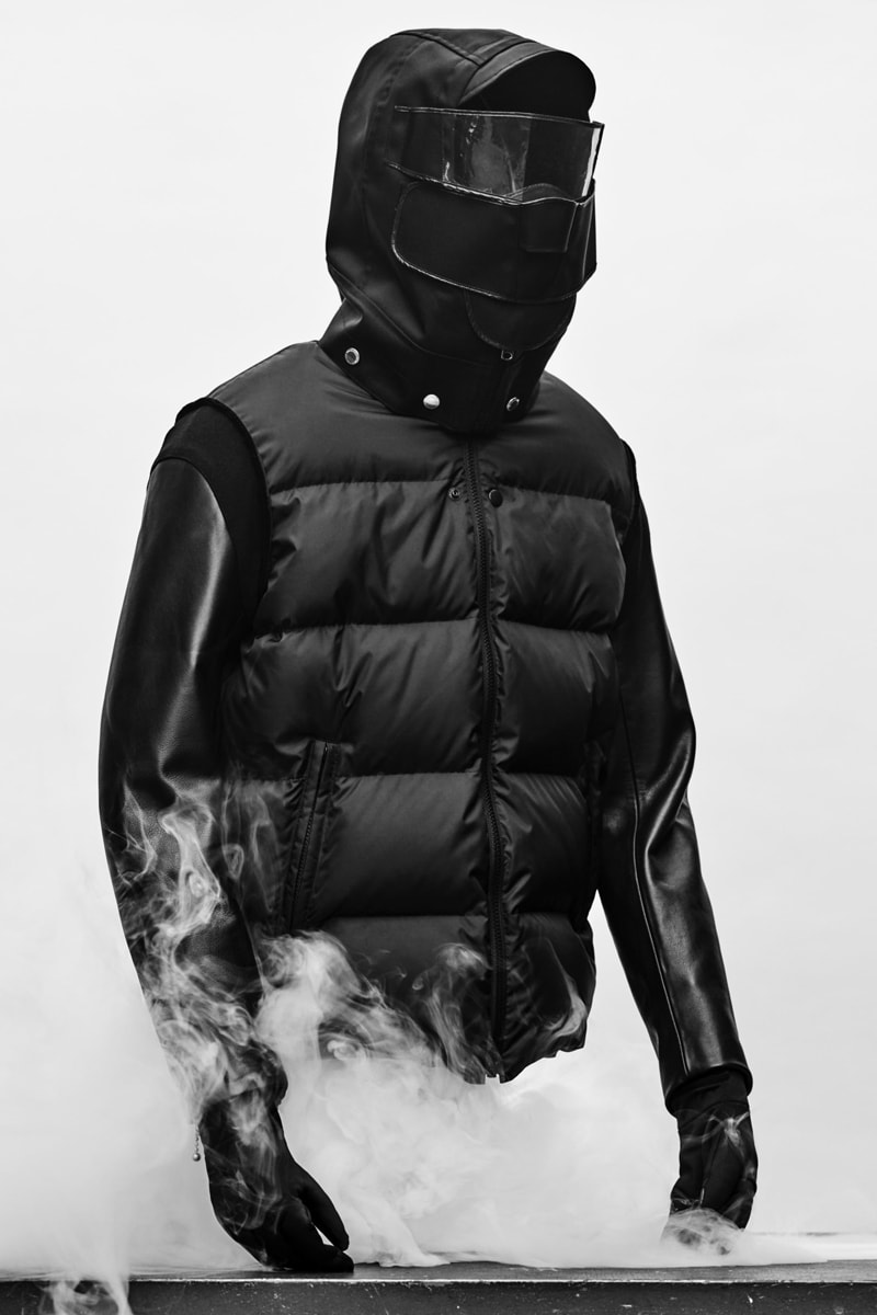 UNDERCOVER 30th Anniv. Leather Sleeve Down Jacket Details | Hypebeast