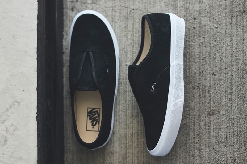 Vans Authentic Slip Black Burgundy Release Info | Hypebeast