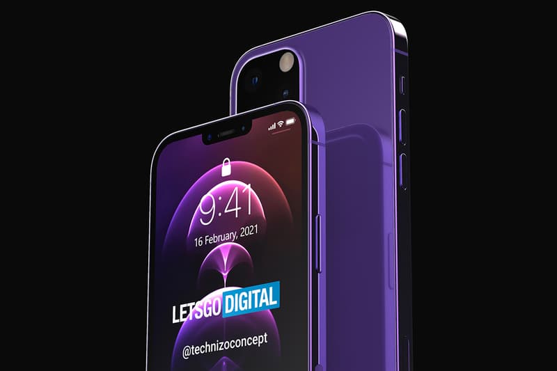 Apple iPhone 13 Render Highlights Display and Camera Updates | Hypebeast