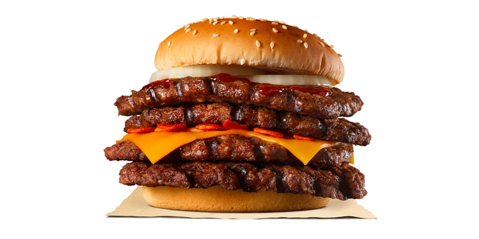 Burger King Japan Strong Magma Super One Pound Beef Burger | Hypebeast