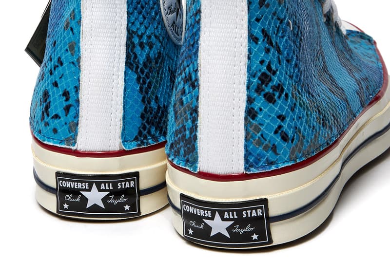 Converse Chuck 70 Hi "Enamel Blue/Print Python" | Hypebeast