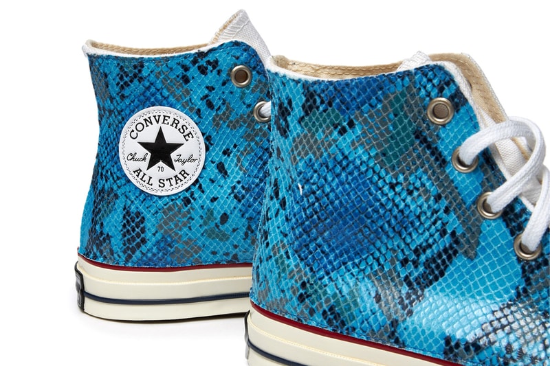 Converse Chuck 70 Hi "Enamel Blue/Print Python" | Hypebeast