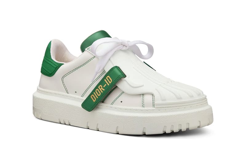 Dior-ID Sneaker White Green Calfskin Release Info | Hypebeast