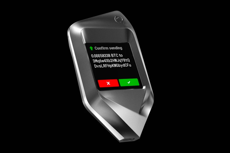 Gray CORAZON Trezor Cryptocurrency Hard Wallet Release | Hypebeast
