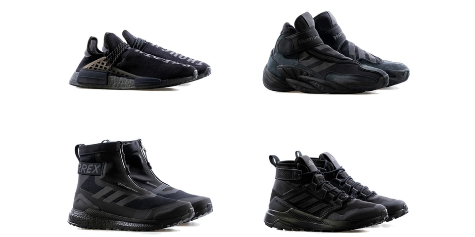 Pharrell x adidas "Triple Black" Sneaker Collection | HYPEBEAST