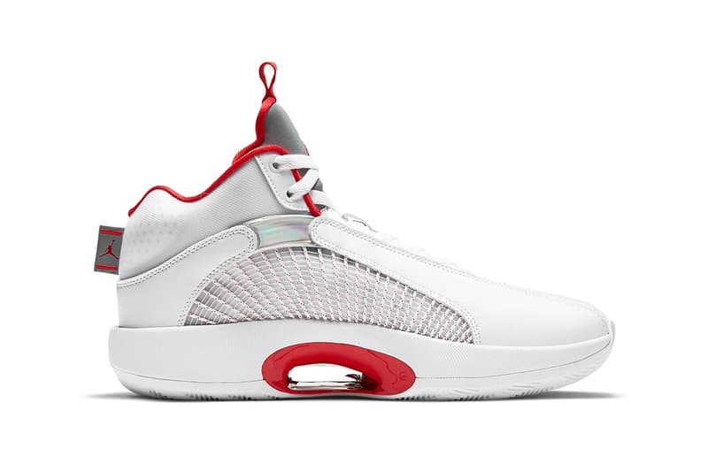 Air Jordan 35 Fire Red White CQ4228-100 Release Info | Hypebeast