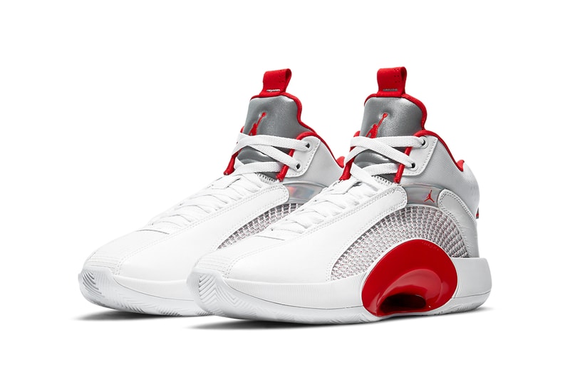 Air Jordan 35 Fire Red White CQ4228-100 Release Info | Hypebeast