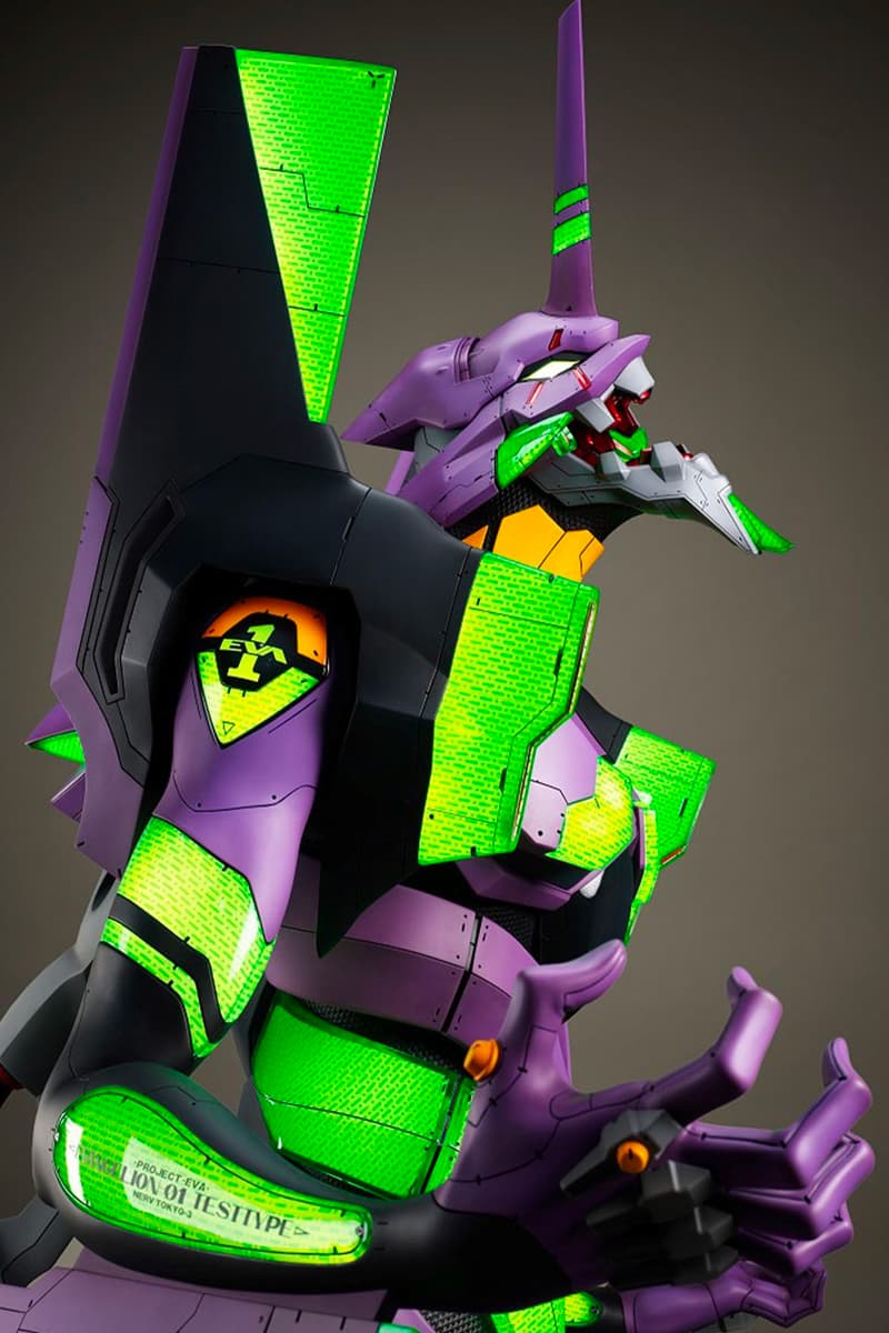 F:NEX 'Evangelion' Eva Unit-01 & Rei Ayanami Life-Size Figure | Hypebeast