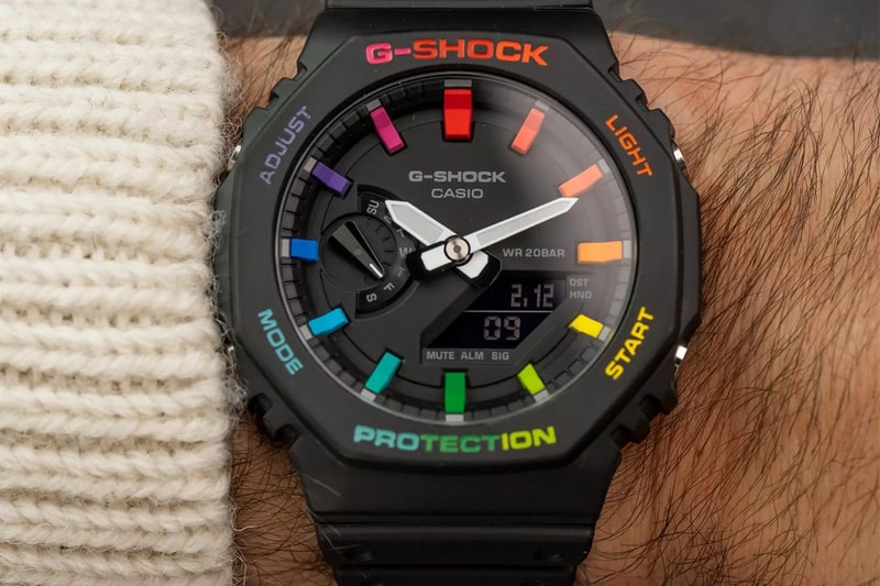 The Dial Artist x IFL Watches Rainbow CasiOak Info | Hypebeast