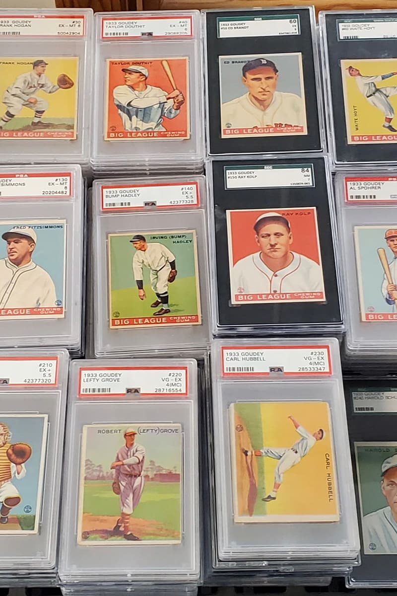 eBay 450 PSA Graded Vintage Baseball Card Collection Auction | Hypebeast