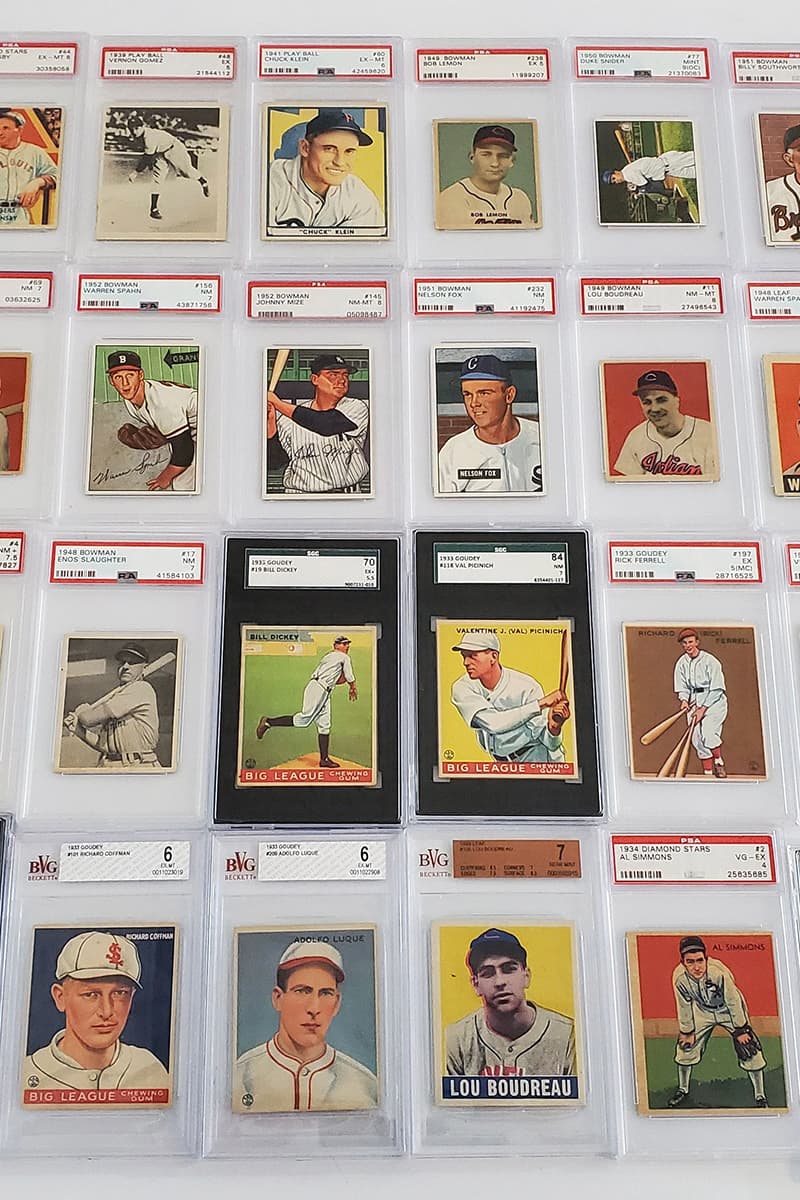 Ebay 450 Psa Graded Vintage Baseball Card Collection Auction | Hypebeast