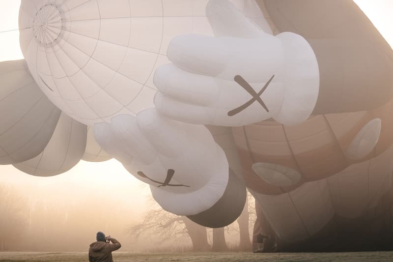 KAWS:HOLIDAY Hot Air Balloon Touches Down in UK | Hypebeast