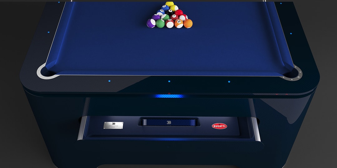 IXO Iconic Xtrem Objects Bugatti carbon fiber pool table | Hypebeast