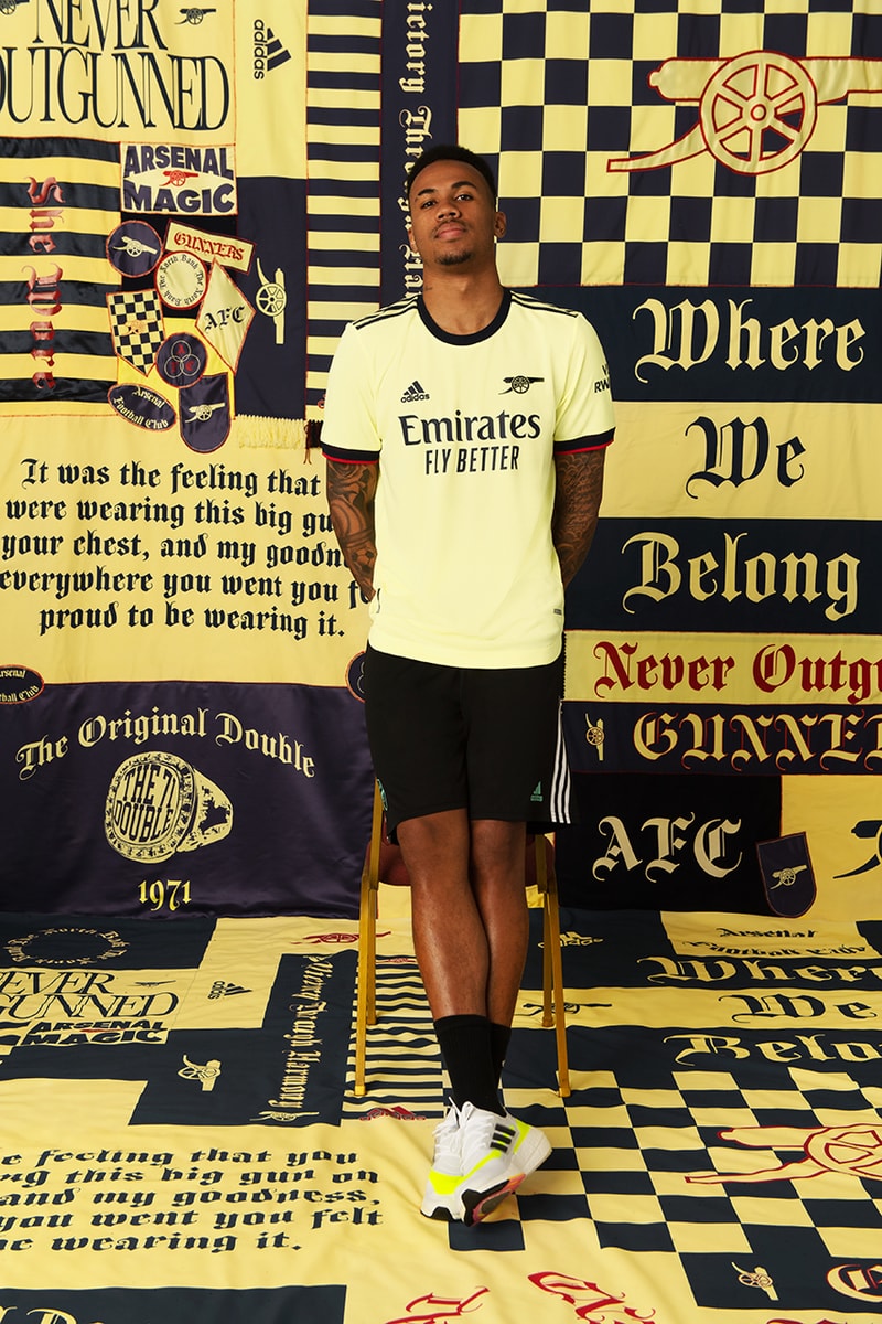 Arsenal 2021/22 Away Jersey by adidas | Hypebeast