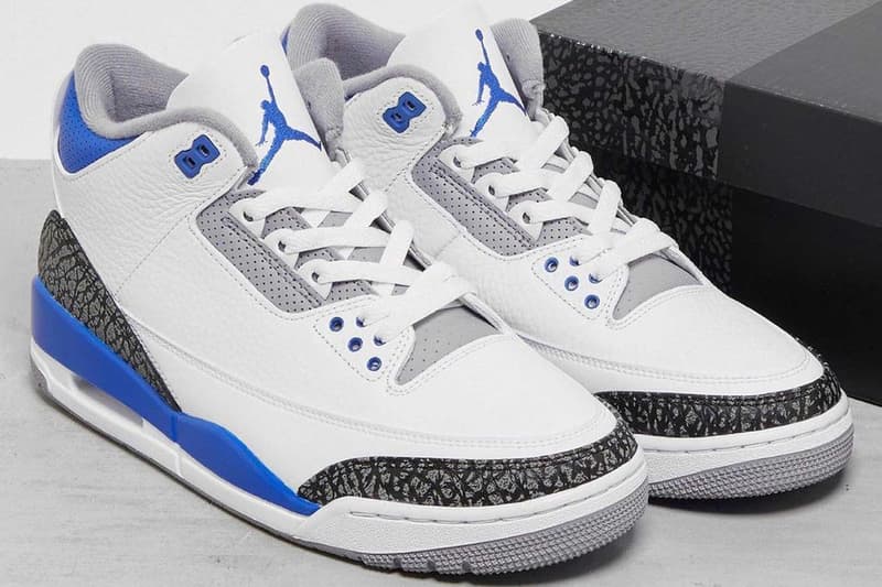 Air Jordan 3 "Racer Blue" Another Look | Hypebeast