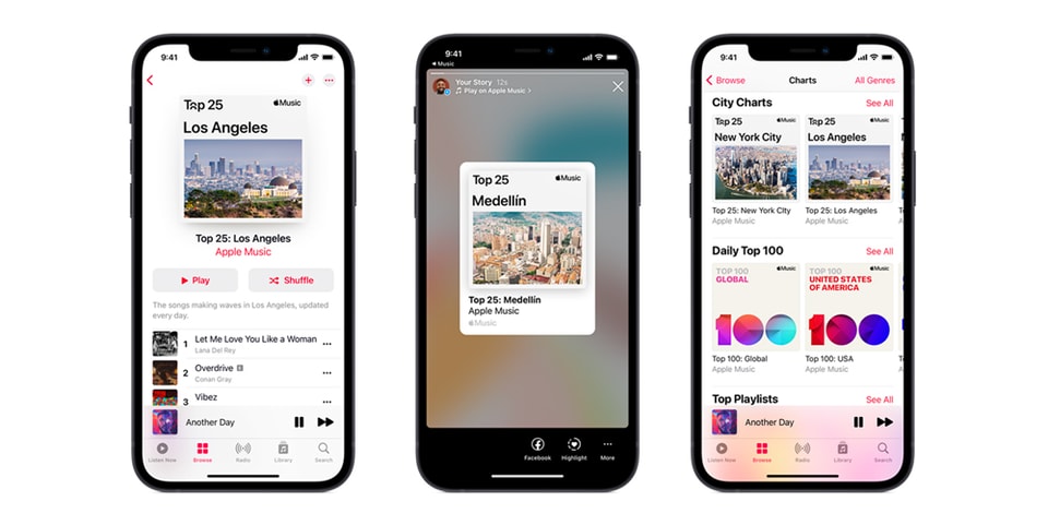 Apple Music City Charts Top 25 Music Info | HYPEBEAST