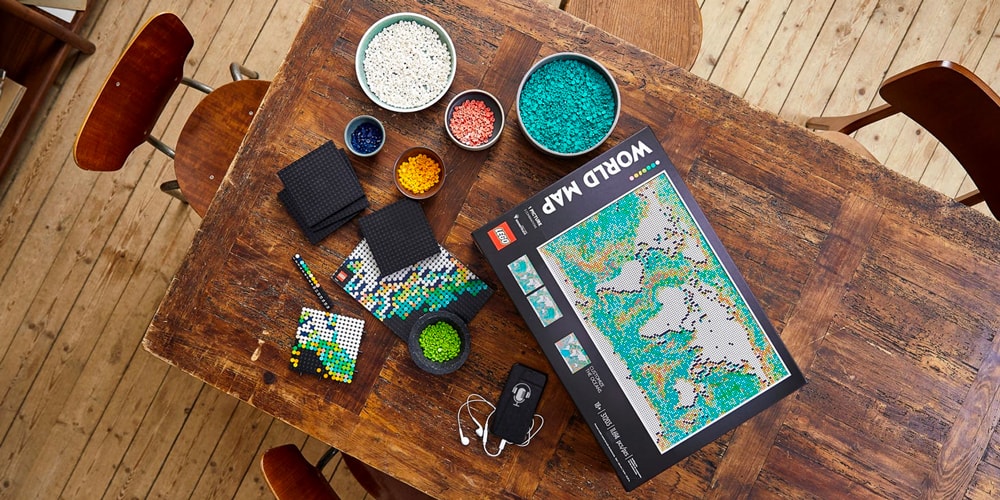 LEGO Art World Map Release | Hypebeast