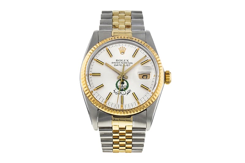 Rolex Royal Saudi Arabian Police Force Datejust 16013 | Hypebeast