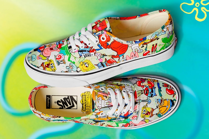 SpongeBob SquarePants, Vans Customs Release Info | Hypebeast