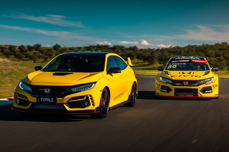 Honda Civic Type R TCR Sunlight Yellow Livery | Hypebeast