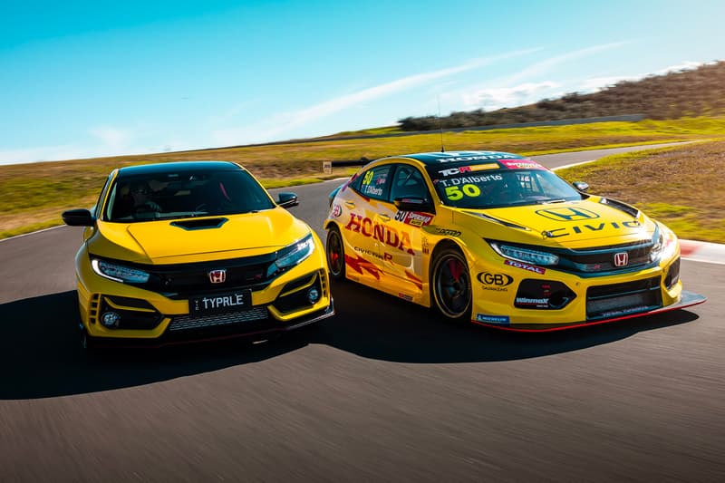 Honda Civic Type R TCR Sunlight Yellow Livery | Hypebeast