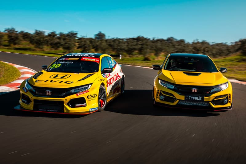Honda Civic Type R TCR Sunlight Yellow Livery | Hypebeast