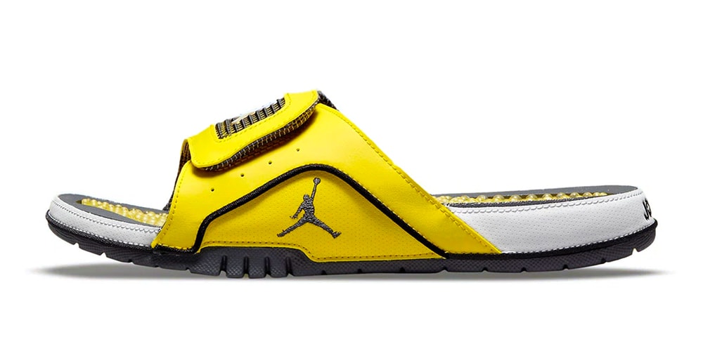 Jordan brand Hydro Slide IV Lightning Colorway Release | Hypebeast