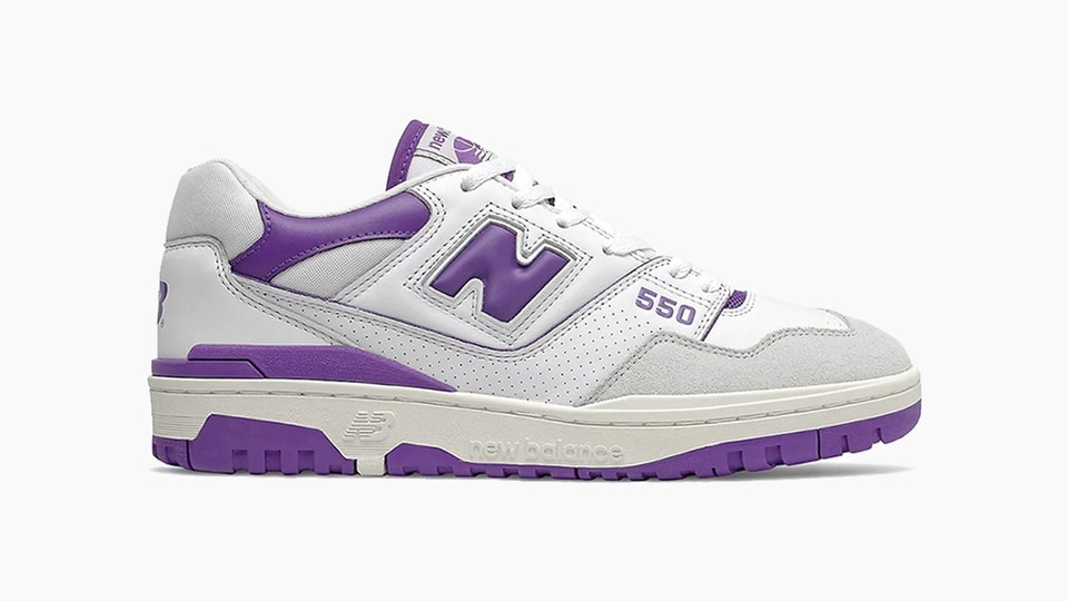 New Balance 550 Purple and White Release 2021 | Drops | Hypebeast