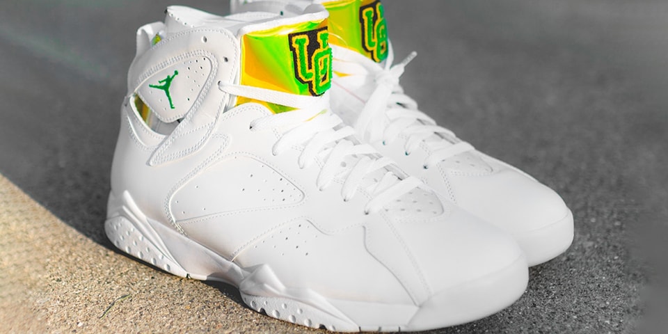 Oregon Ducks Basketball Air Jordan 7 PE Photos | HYPEBEAST