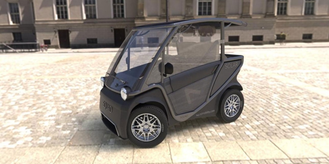 Squad Mobility Releases $6,800 USD Solar-Powered Electric Car | Hypebeast