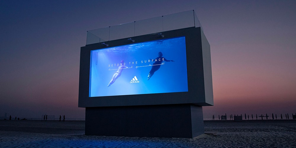 Beachside Billboard Pool in Dubai | Hypebeast