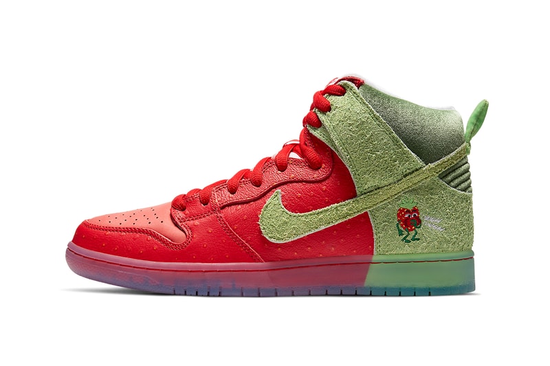 Nike SB Dunk High Strawberry Cough CW7093-600 Release | Hypebeast