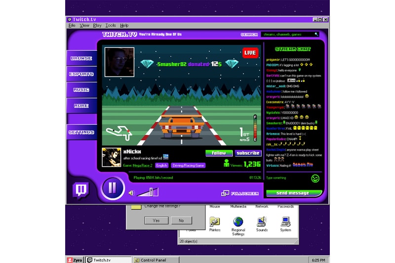 Twitch & Others Reimagined as '90s Websites | Hypebeast