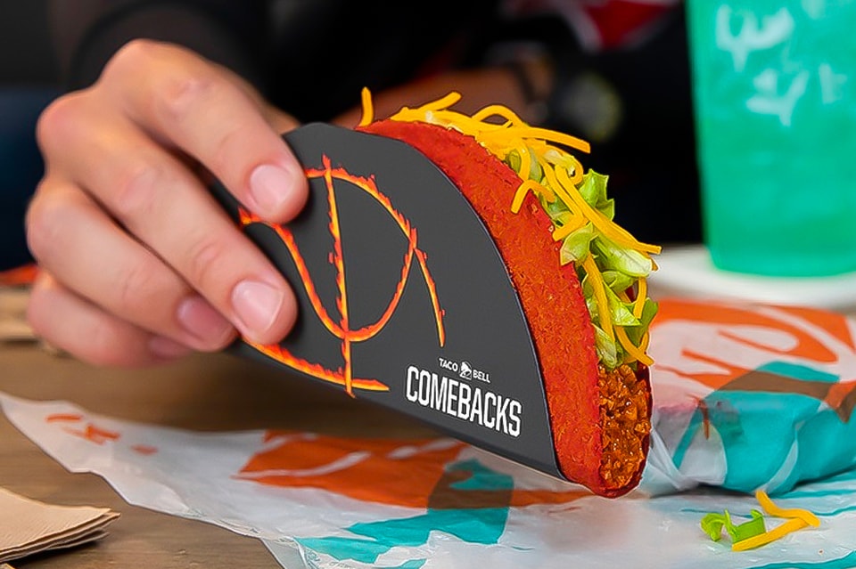 Taco Bell Doritos Locos Taco First Taste Of Taco Bell's New Doritos