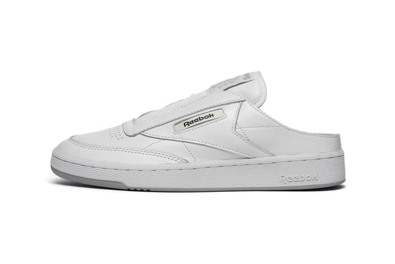 BEAMS x Reebok Club C Laceless Mule Details | Hypebeast