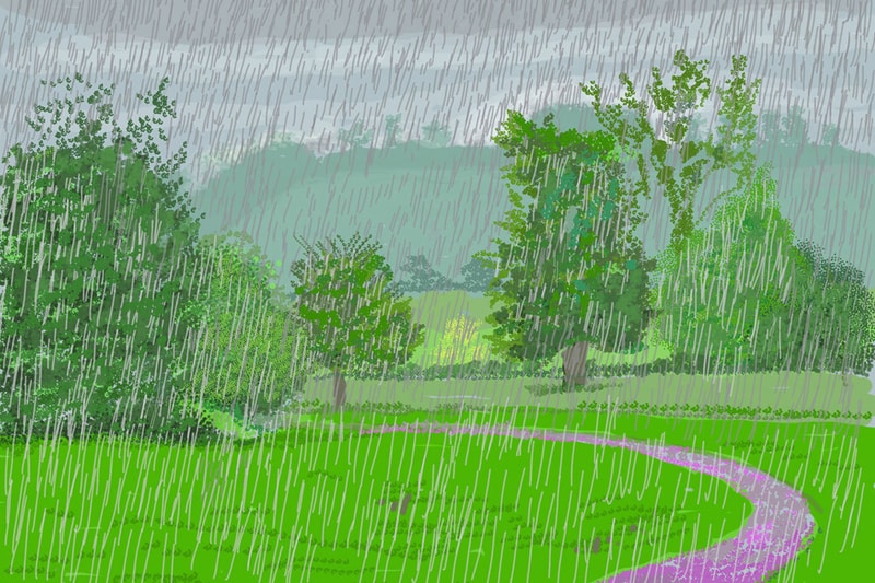 David Hockney: The Arrival of Spring, Normandy, 2020 | Hypebeast