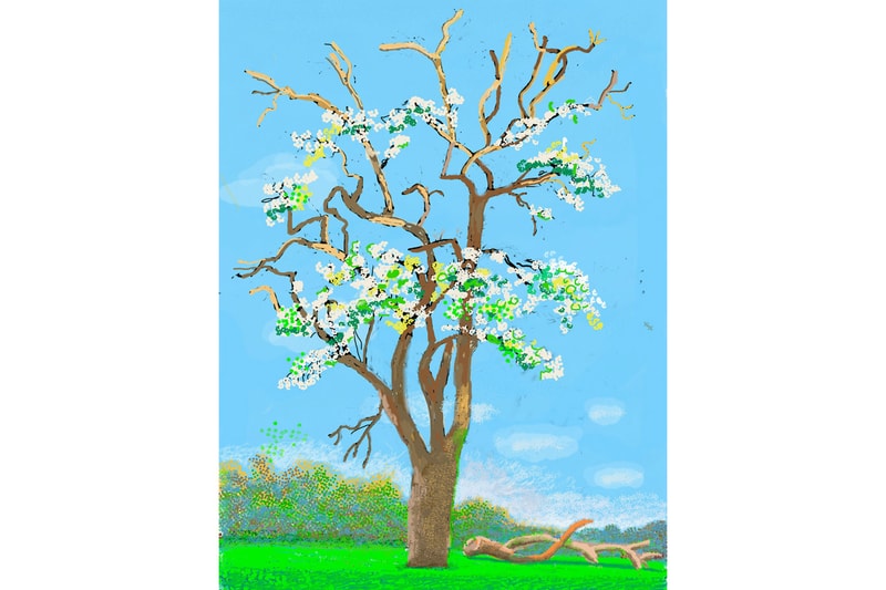 David Hockney: The Arrival of Spring, Normandy, 2020 | Hypebeast