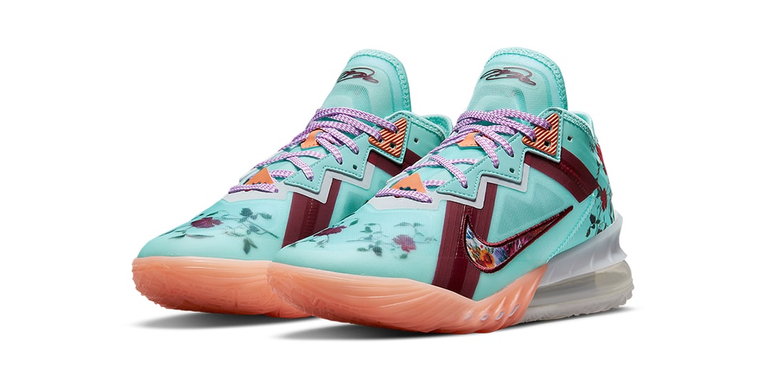 Nike LeBron 18 Low Floral CV7562-400 Release Info | Hypebeast