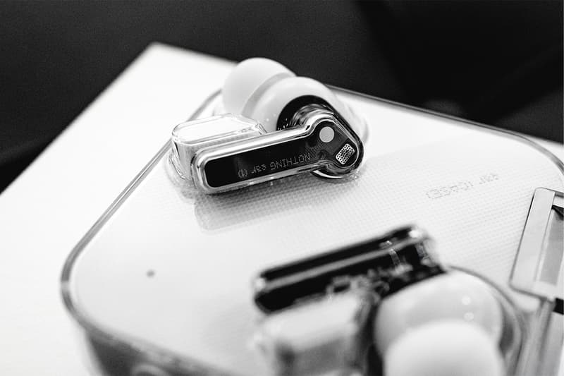 Nothing ear (1) Wireless Earbuds Closer Look | Hypebeast