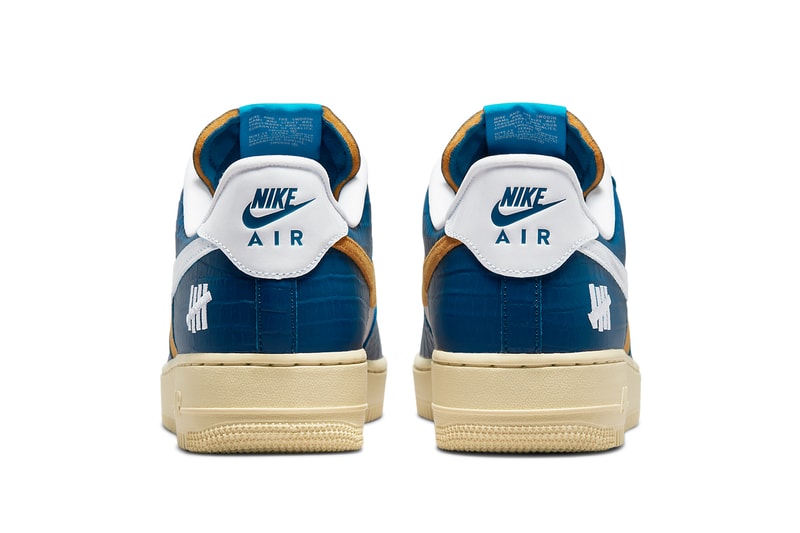 UNDEFEATED x Nike Air Force 1 "Dunk vs AF-1" Blue/Yellow | Hypebeast