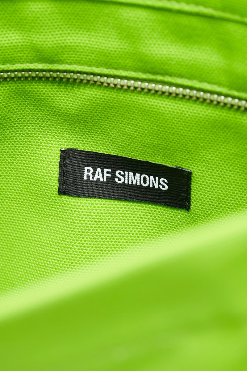 Raf Simons Drops Trio of Oversized Canvas Tote Bags | Hypebeast