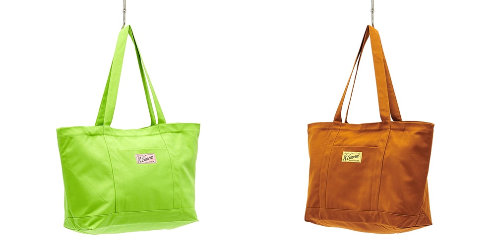 Raf Simons Drops Trio of Oversized Canvas Tote Bags | Hypebeast