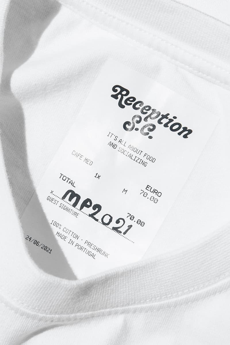 Reception Restaurant-Inspired T-shirts Details | Hypebeast