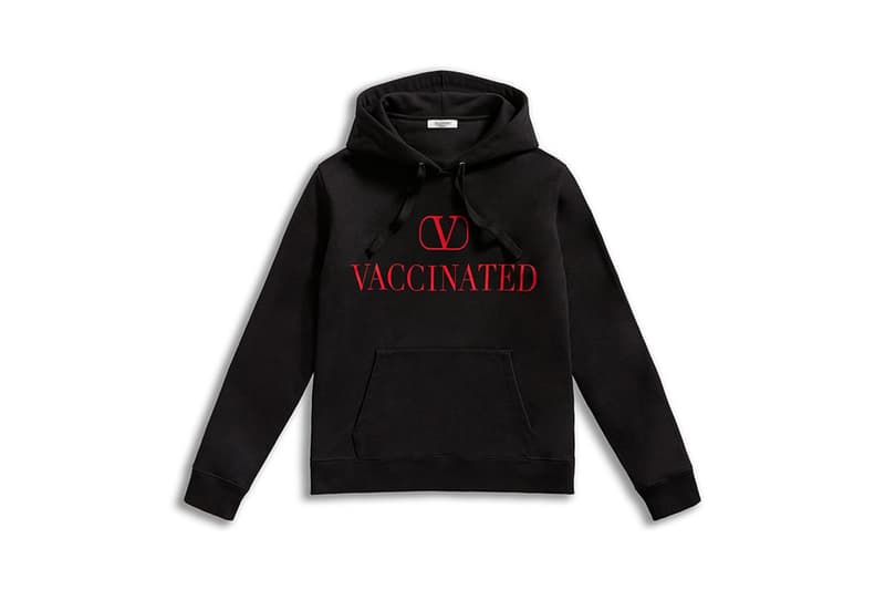 Valentino $690 USD Vaccinated Hoodie Release | HYPEBEAST